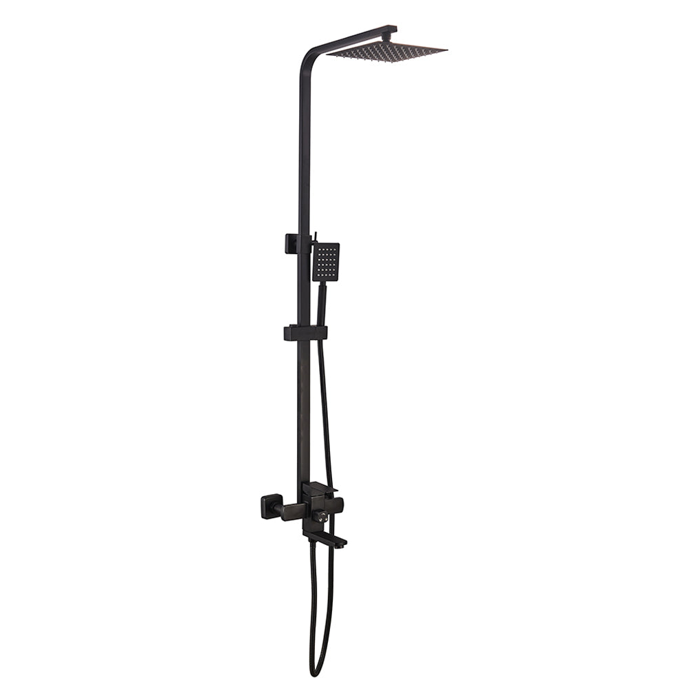 Četvrtasta tuš konzola - BLACK - INOX 489368 Slovarm – Lagermarket