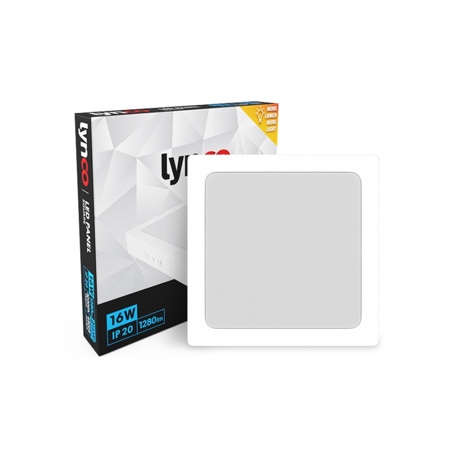 LYNCO Led panel 16W 6500K plastični nadgradna kocka – Lagermarket